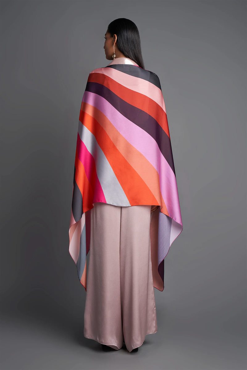 Metallic Draped Cape – House of Chic, New York